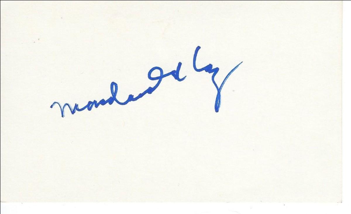 Macdonald Carey original signature | EstateSales.org