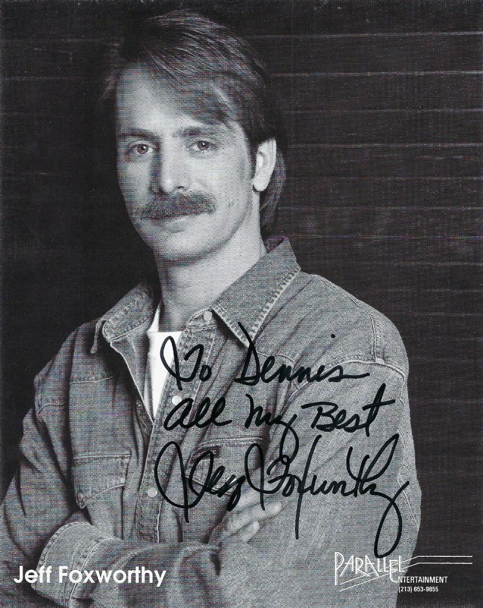 Comedian Jeff Foxworthy signed photo | EstateSales.org