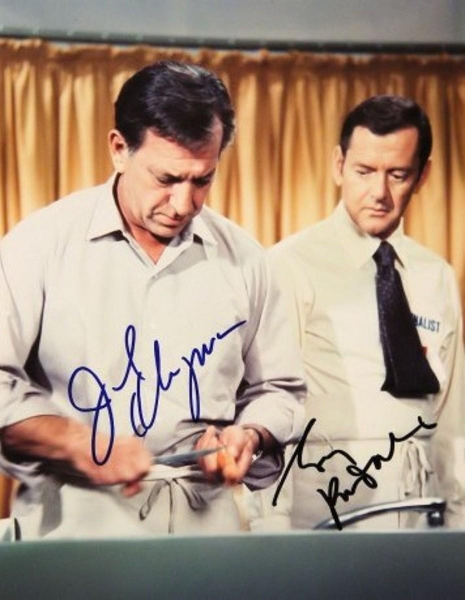 Jack Klugman and Tony Randall signed Odd Couple photo | EstateSales.org