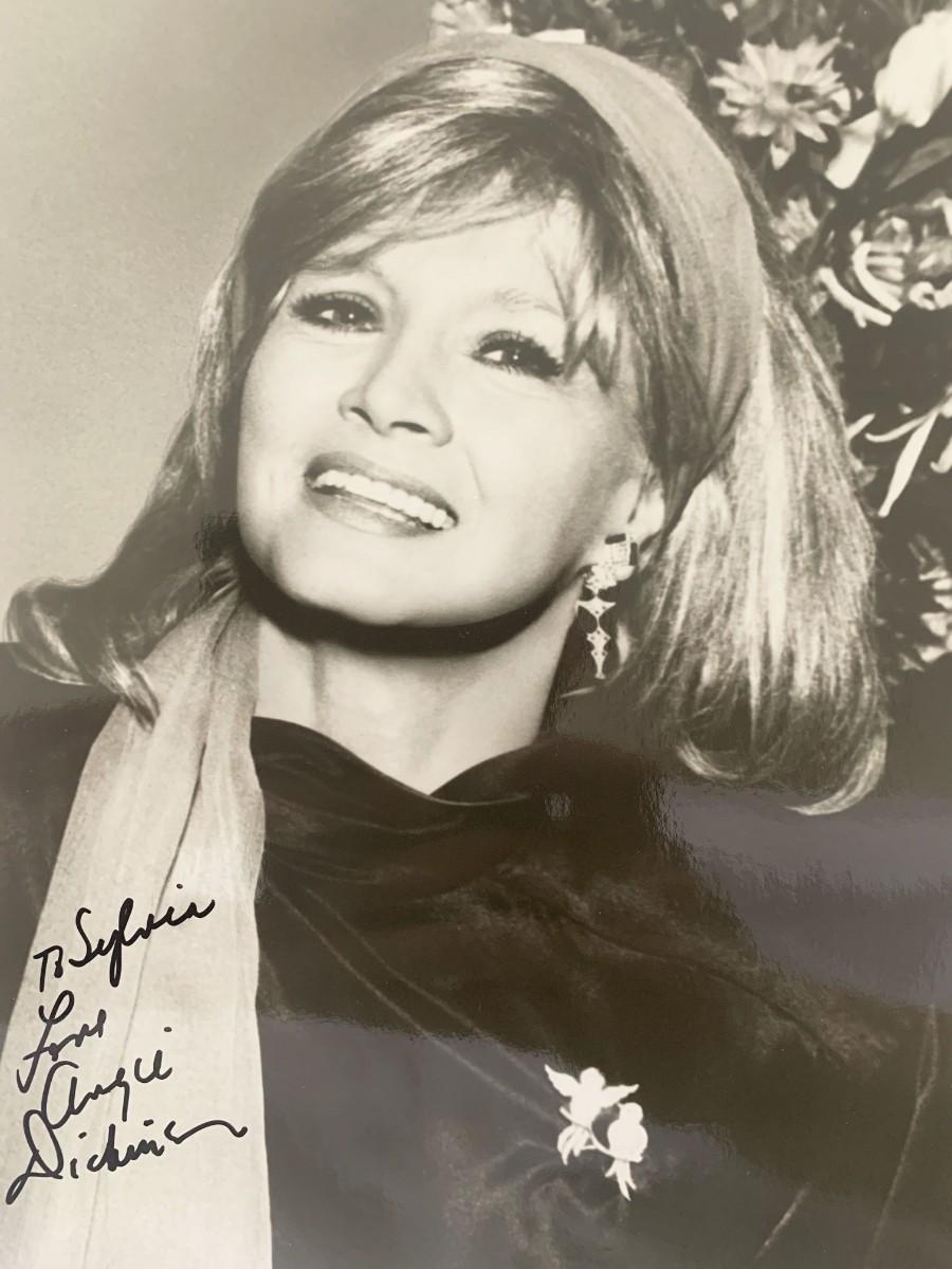 Angie Dickinson signed photo | EstateSales.org