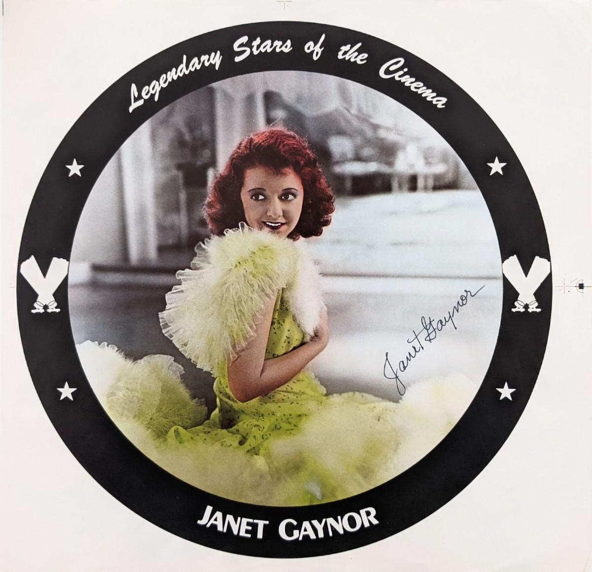 First Academy Award Winner Janet Gaynor signed flat | EstateSales.org