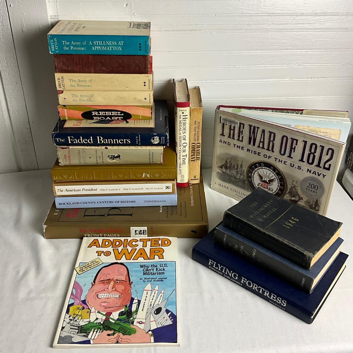 U1054 Lot of War and Politics Books | EstateSales.org