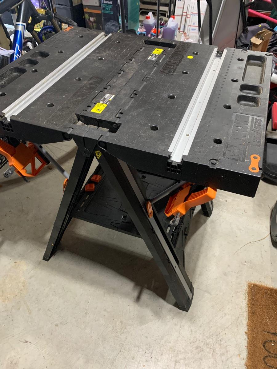 Worx Pegasus Collapsable Sturdy Fold Out Workbench | EstateSales.org
