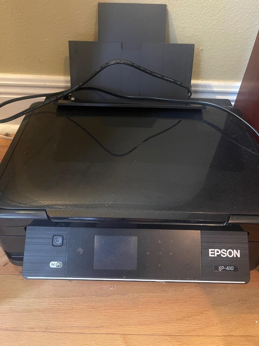 Epson Expression XP-410 Wireless Color All-in-One Inkjet Printer and ...