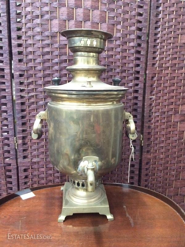 Brass Russian Samovar - Coffee/Tea Urn | EstateSales.org