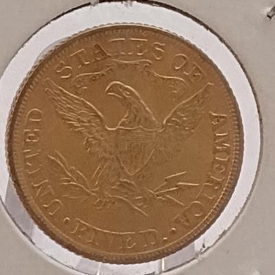 1886 Liberty Head $5 Half Eagle Gold Coin (#4) | EstateSales.org
