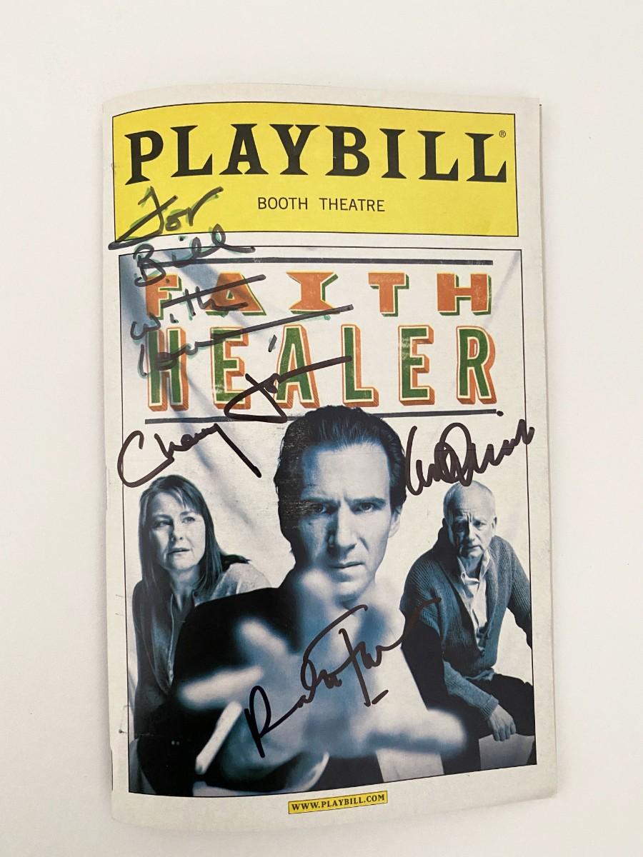 Faith Healer signed Playbill | EstateSales.org