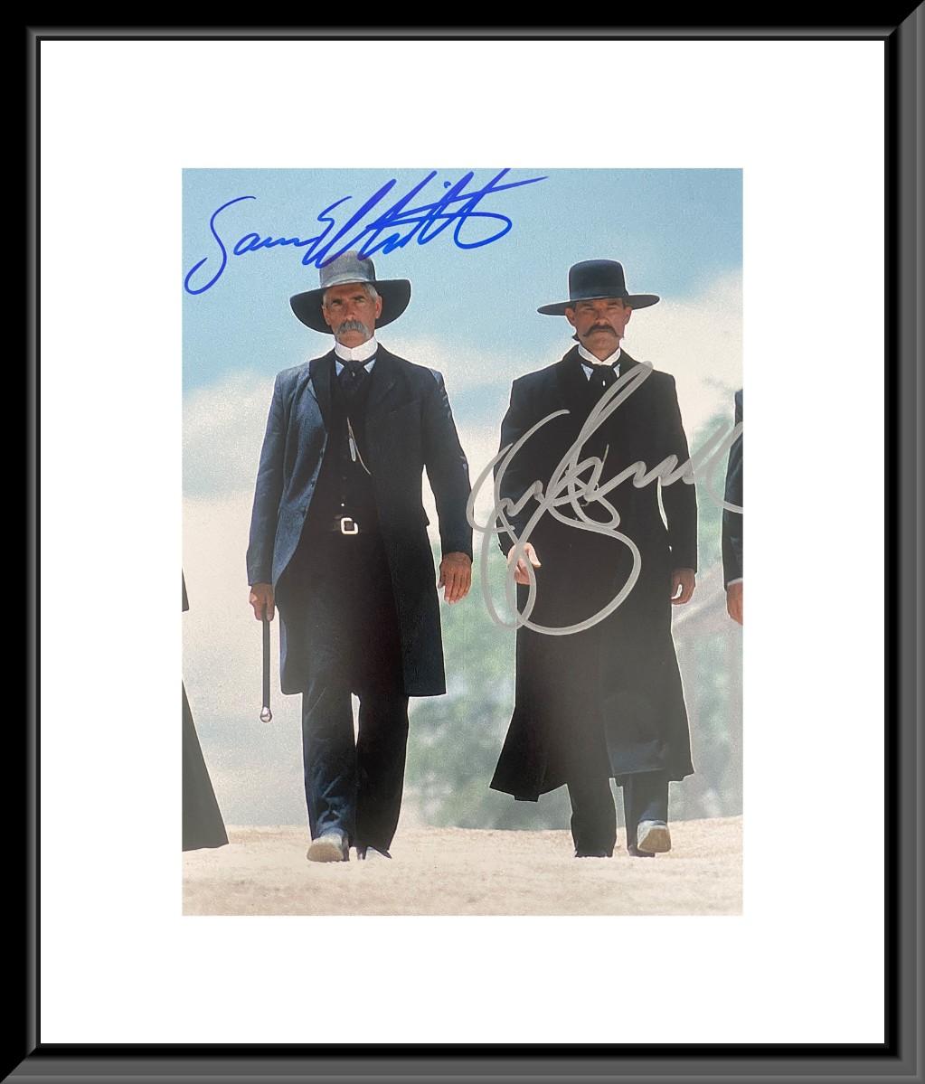 Tombstone Sam Elliott and Kurt Russell signed photo | EstateSales.org