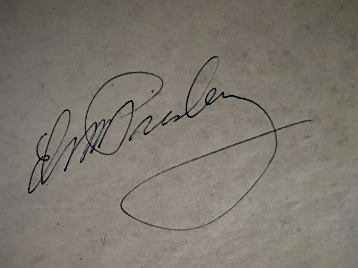 Elvis Presley original signature | EstateSales.org