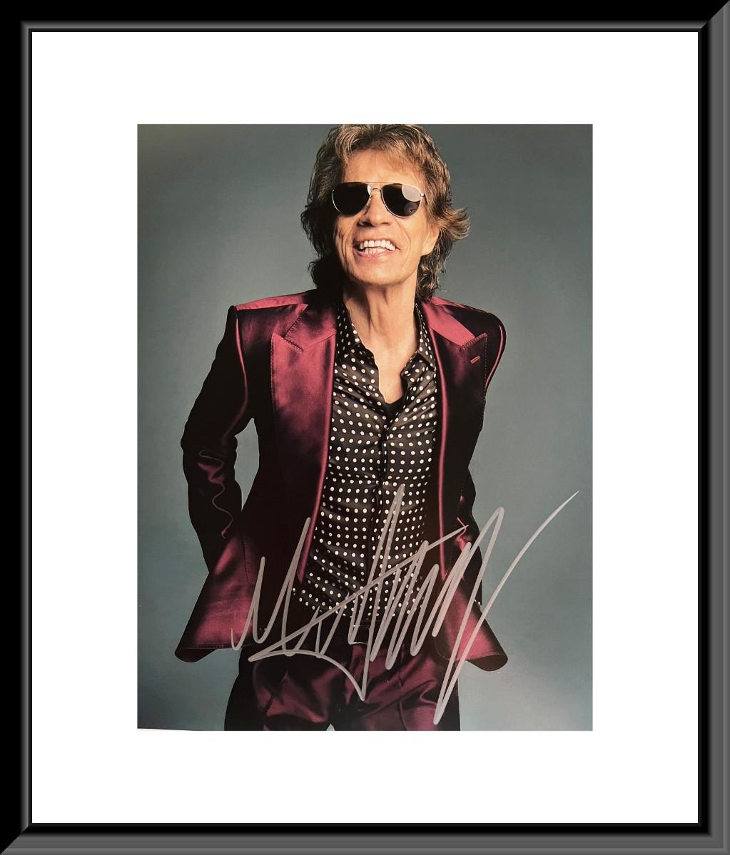 Rolling Stones Mick Jagger signed photo | EstateSales.org