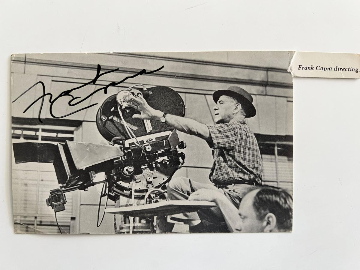 Frank Capra signed movie photo | EstateSales.org
