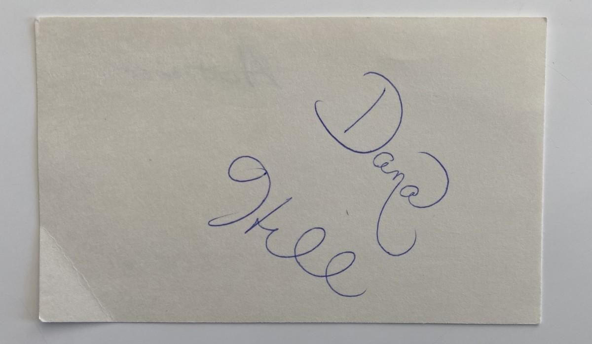 Dana Hill original signature | EstateSales.org
