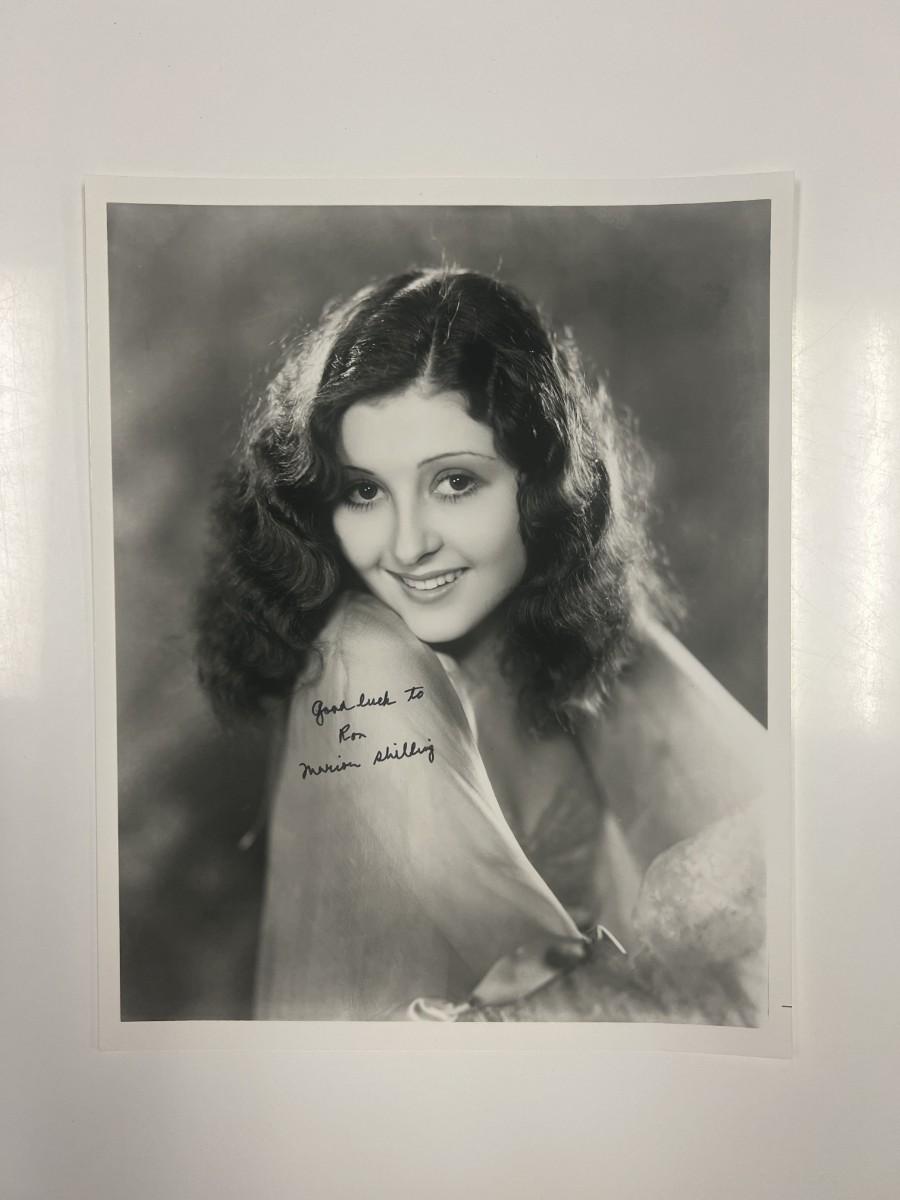 Marion Shilling signed photo | EstateSales.org