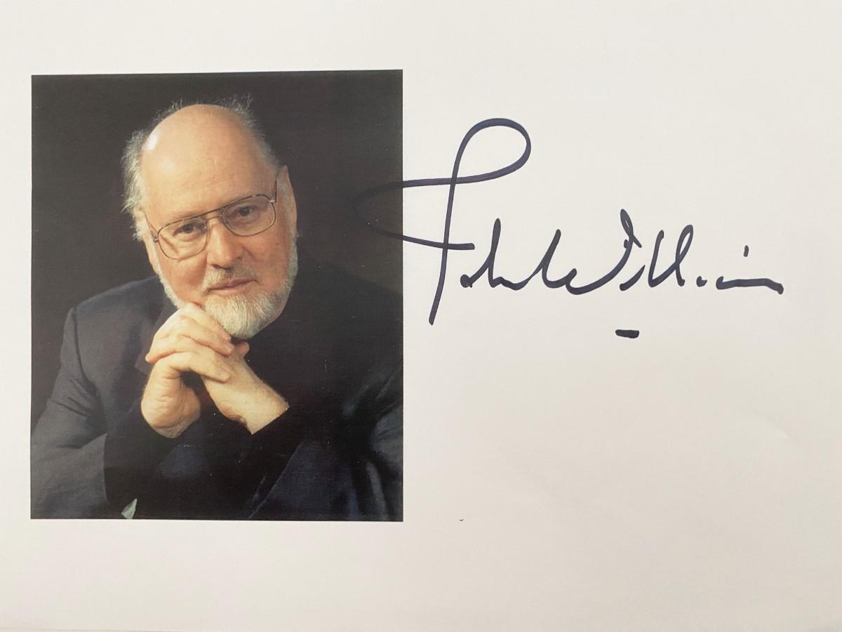Composer John Williams signed photo | EstateSales.org