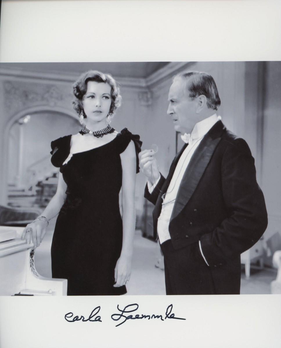 Carla Laemmle signed photo | EstateSales.org