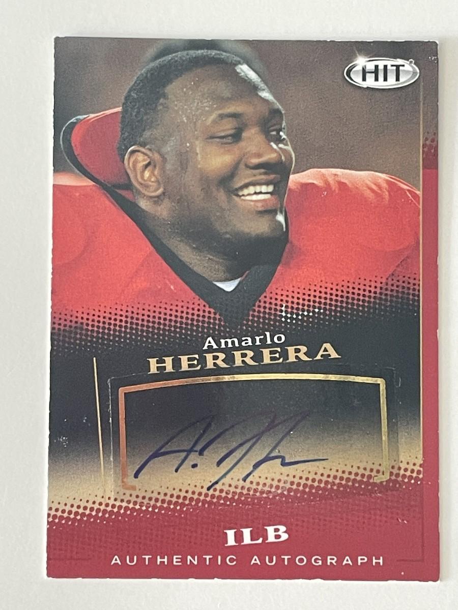 Amarlo Herrera signed autograph card | EstateSales.org