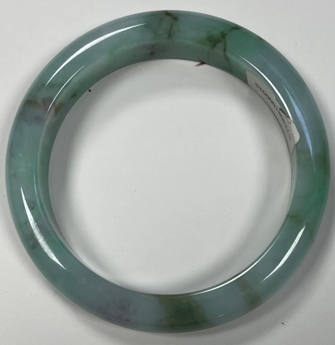 Vintage Original Chinese Jade Bangle/Bracelet | EstateSales.org
