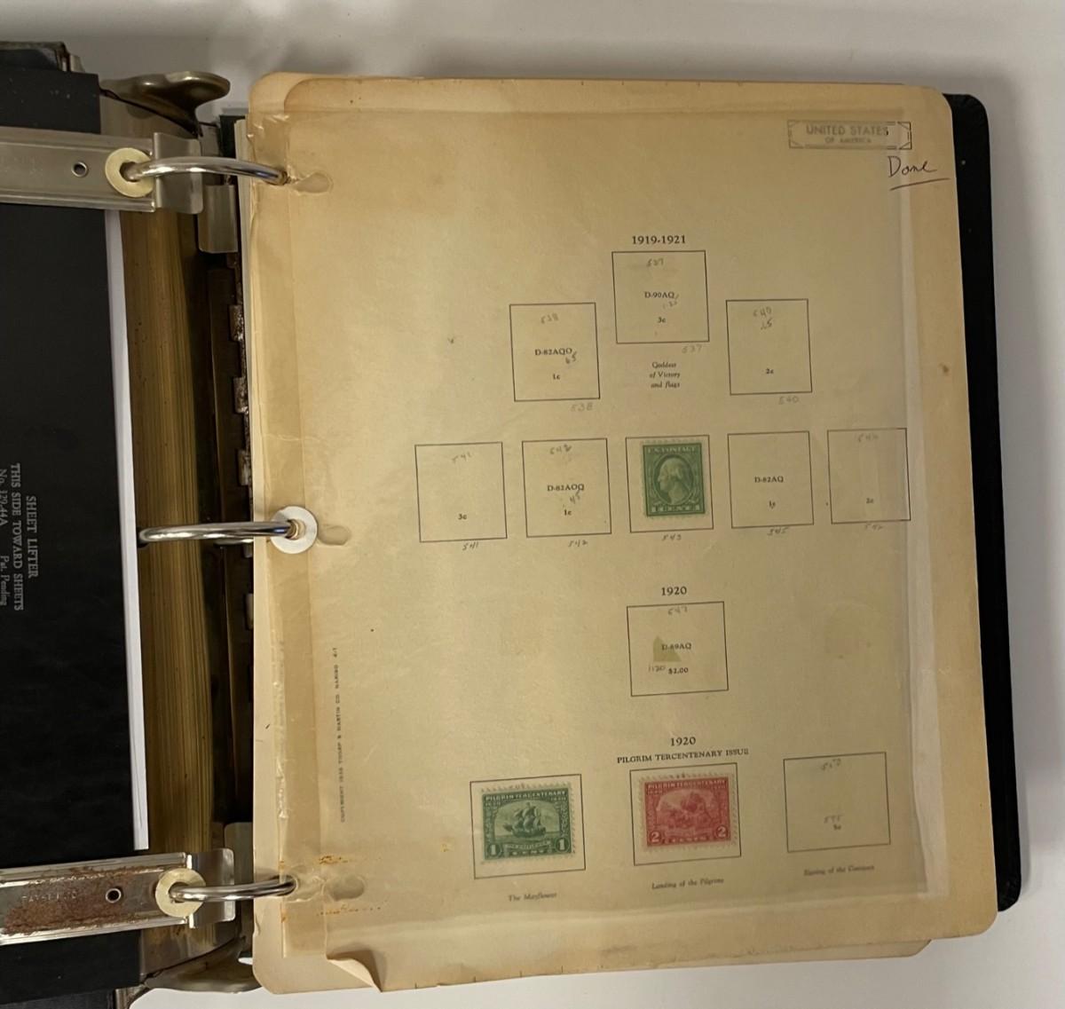 Album mint hinged US Stamps | EstateSales.org
