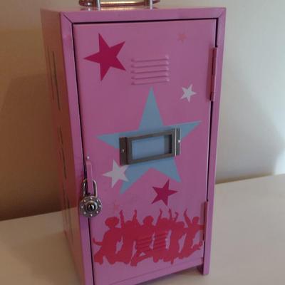 High School Musical Metal Locker with Padlock and Key | EstateSales.org