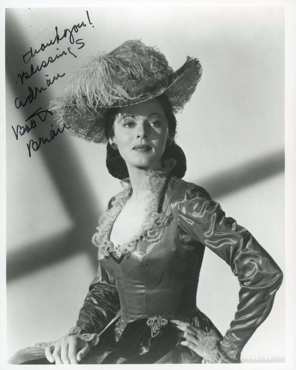 Adrian Booth signed photo | EstateSales.org