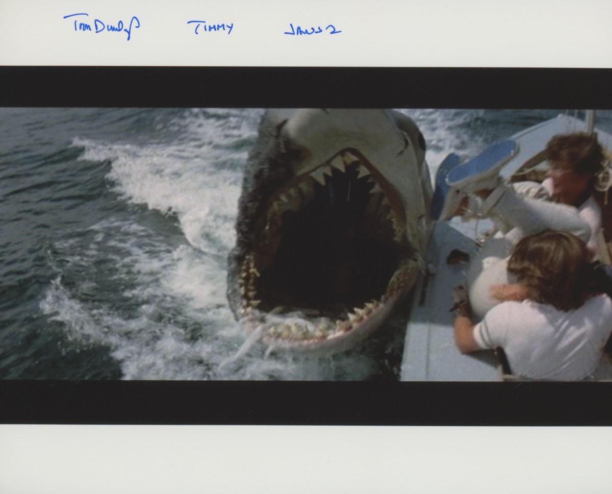 Jaws 2 signed movie photo | EstateSales.org