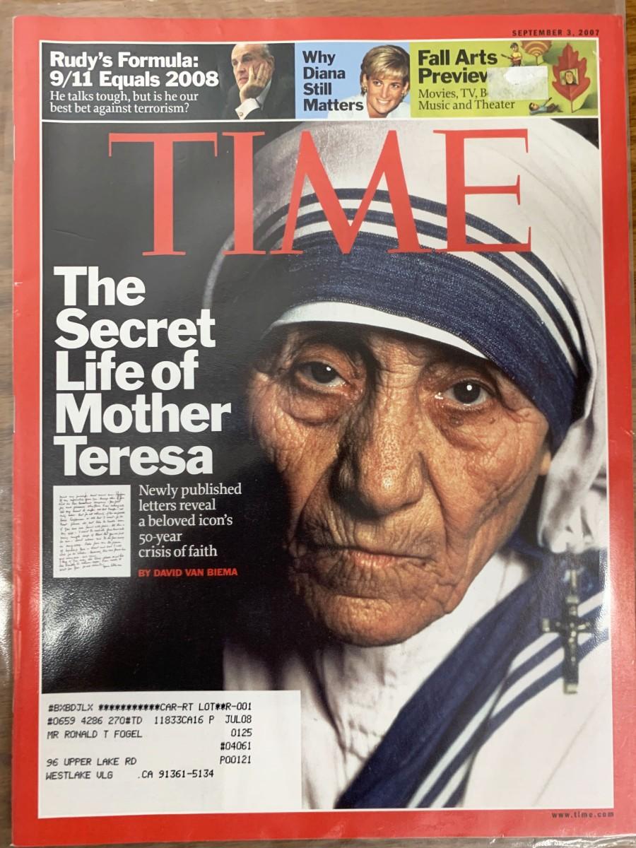 TIME Magazine 2007 Mother Teresa Issue | EstateSales.org