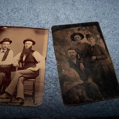 LOT 165 WONDERFUL VINTAGE TIN TYPES--ADULTS/CHILDREN | EstateSales.org