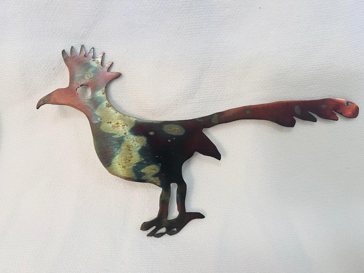 Metal Road Runner with Magnet Signed by Artist | EstateSales.org