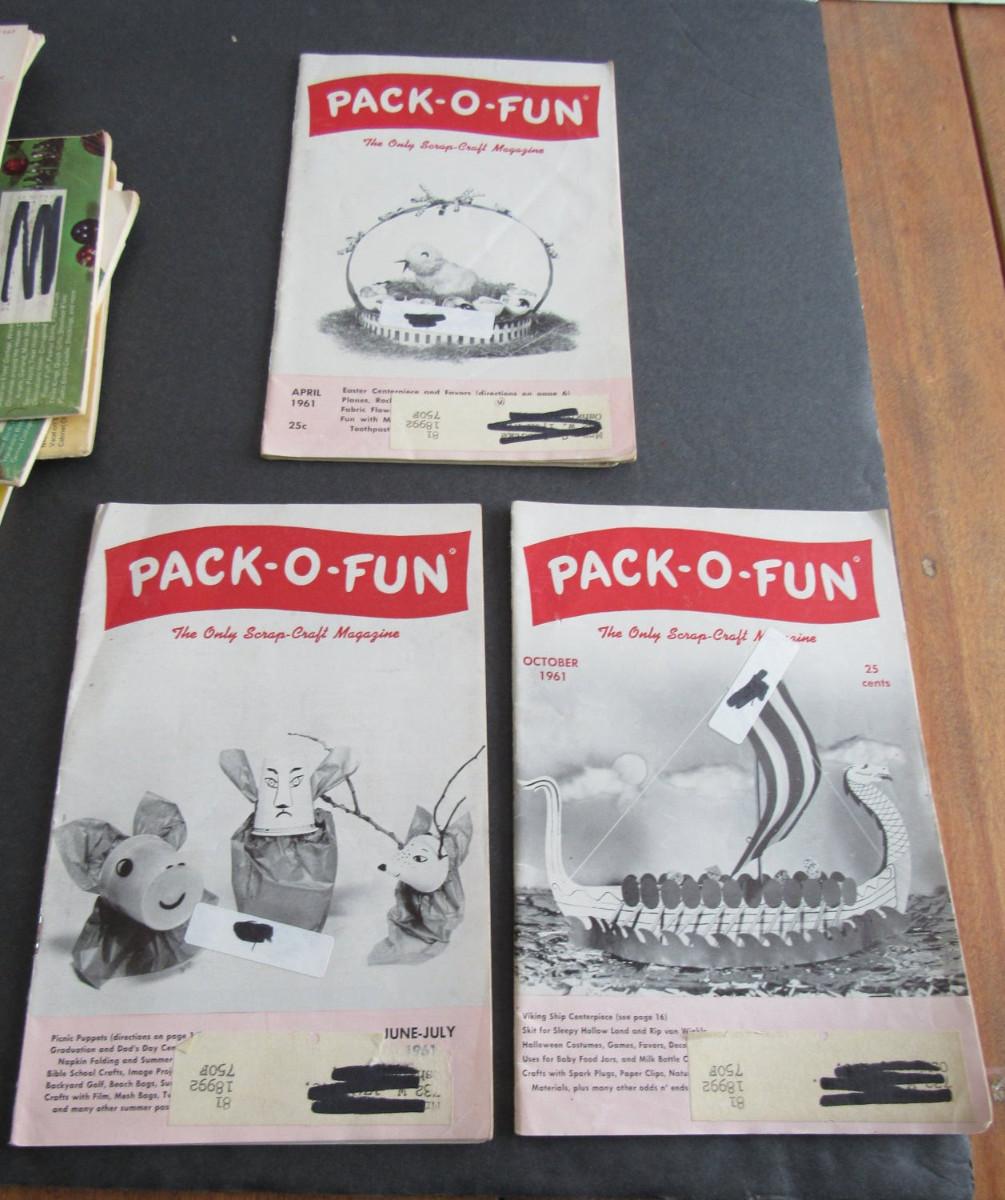 Lot 395: Vintage Pack-o-Fun Magazines, 1961 | EstateSales.org