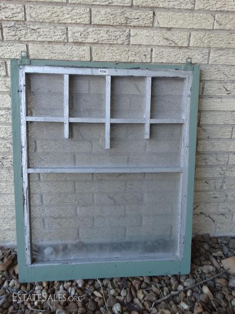 1950's Window Screen, Shabby Chic, Cottage Chic Lot #0246 | EstateSales.org