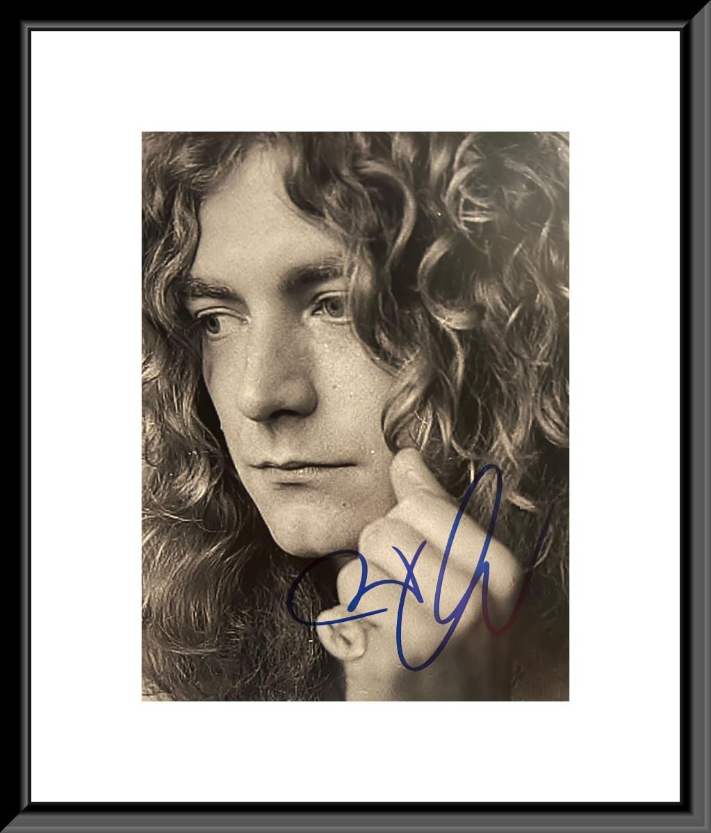 Led Zeppelin Robert Plant signed photo | EstateSales.org