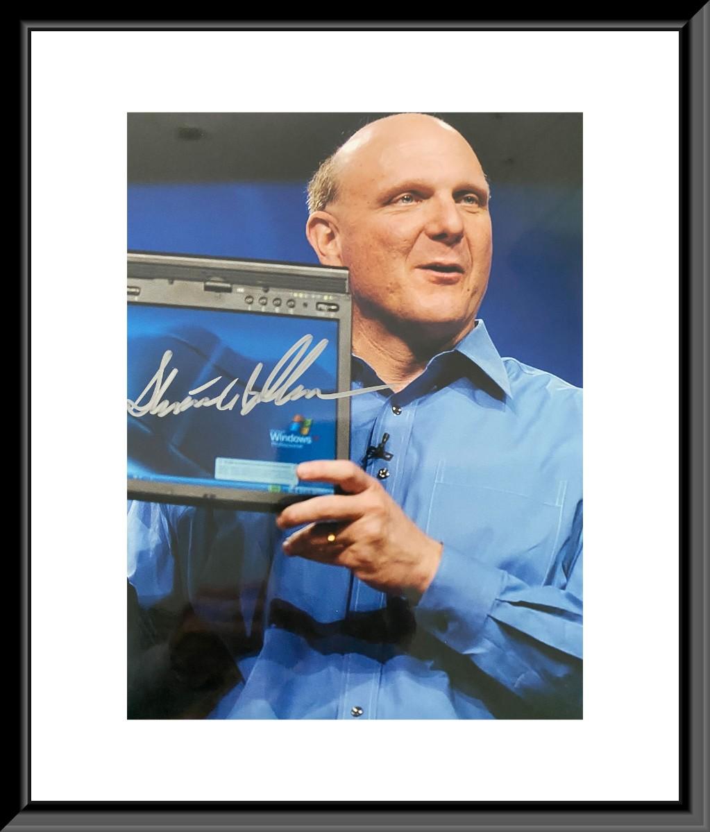 Microsoft Steve Ballmer signed photo | EstateSales.org