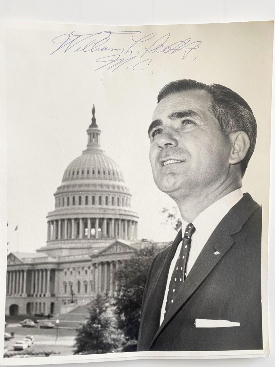Senator William L. Scott signed photo | EstateSales.org