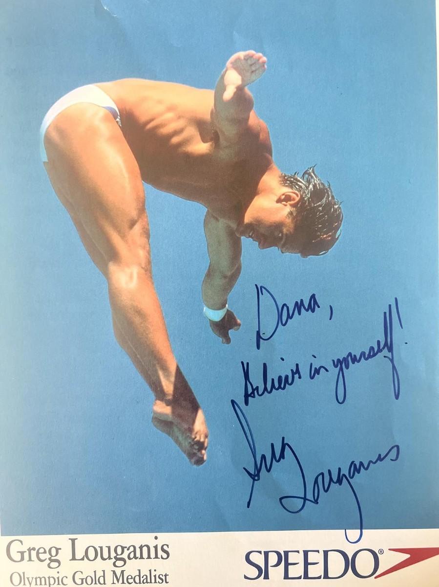 Gold Medalist Greg Louganis signed photo | EstateSales.org