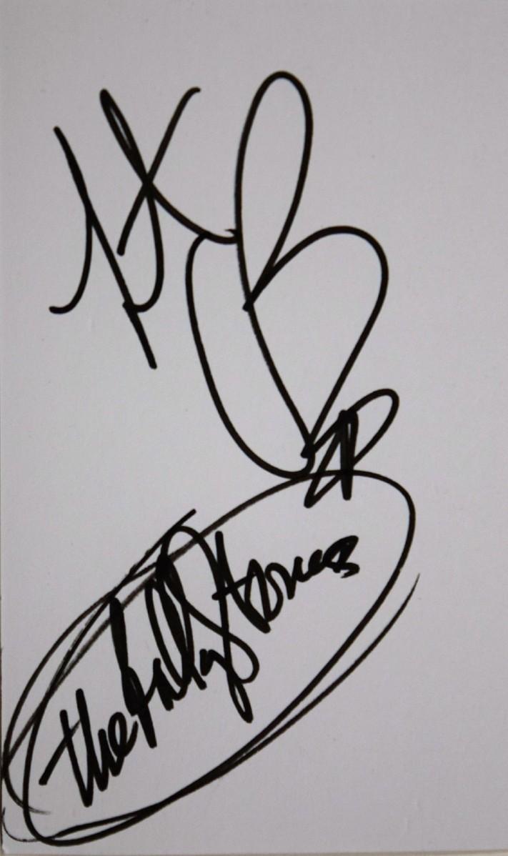 Charlie Watts signature card | EstateSales.org