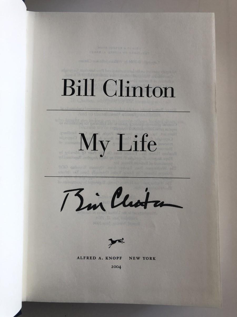 My Life Bill Clinton signed book . GFA Authenticated | EstateSales.org