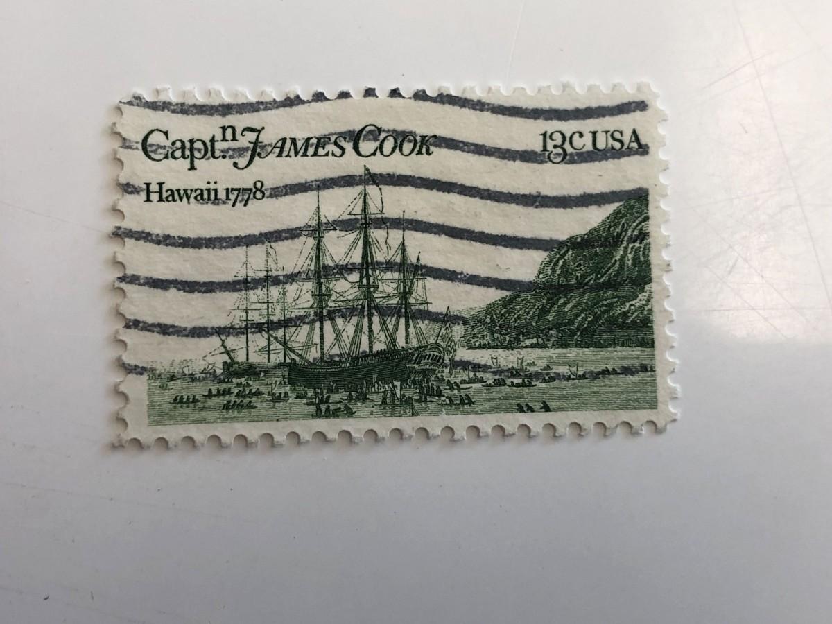 1978 13c Captain Cook Stamp | EstateSales.org