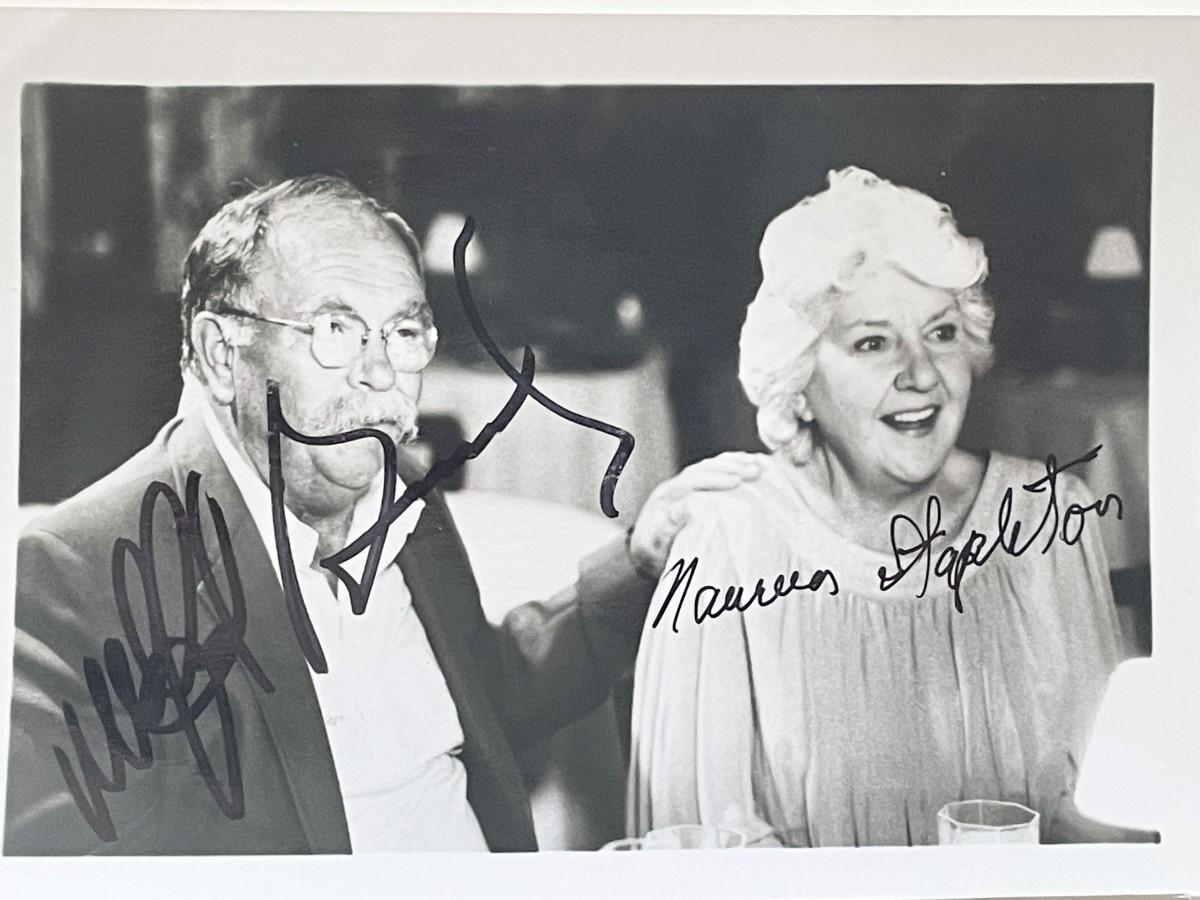 Cocoon stars Wilford Brimley and Maureen Stapleton signed photo ...