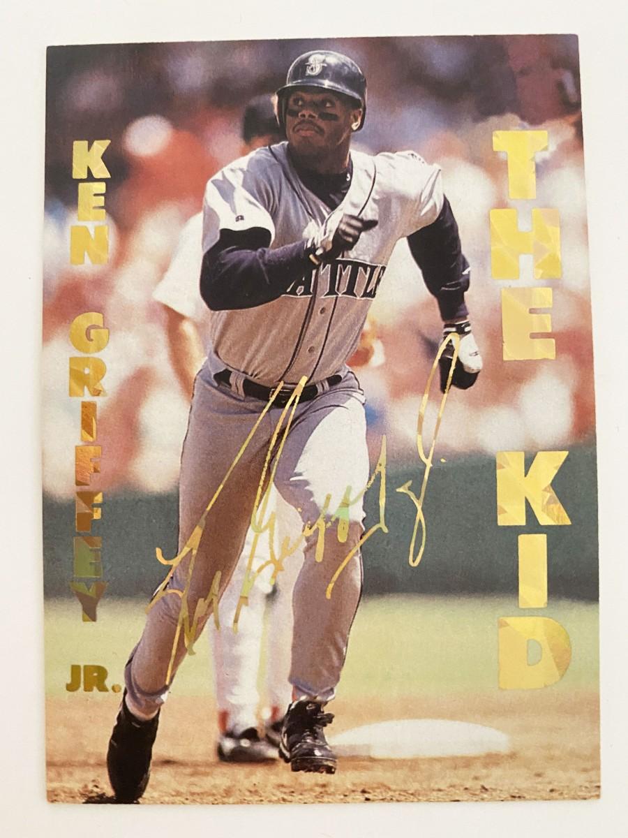 Ken Griffey Jr. The Kid Mariners Facsimile Signed Baseball Card ...
