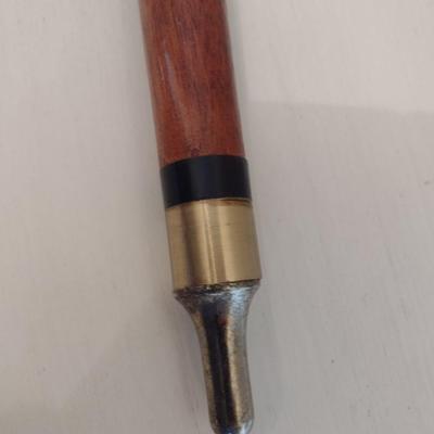 Vintage Carved Wood Dragon Themed Walking Stick Pool Cue | EstateSales.org