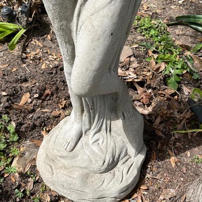 42” Tall Greek Style Lady Concrete Garden Statue | EstateSales.org