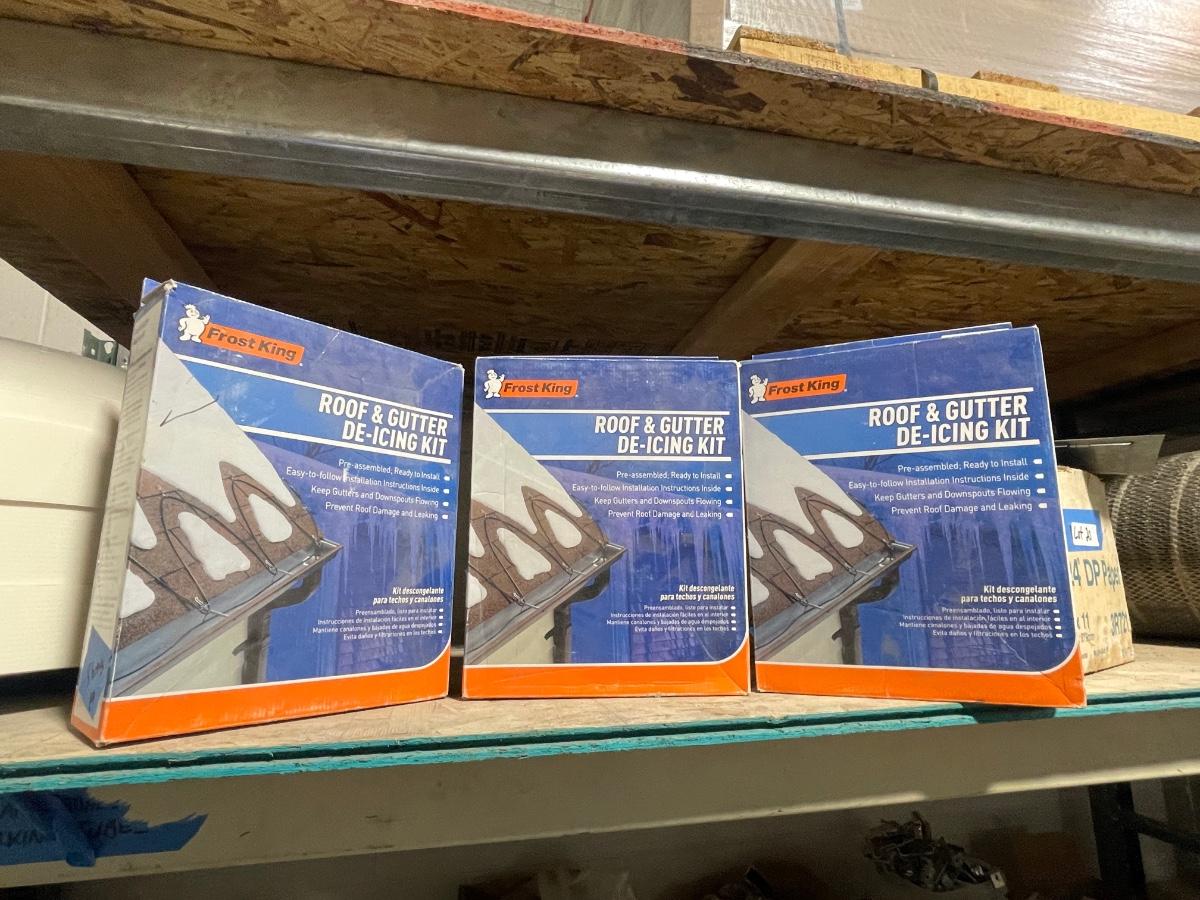 3 Boxes of Roof & Gutter Deicing Kits | EstateSales.org