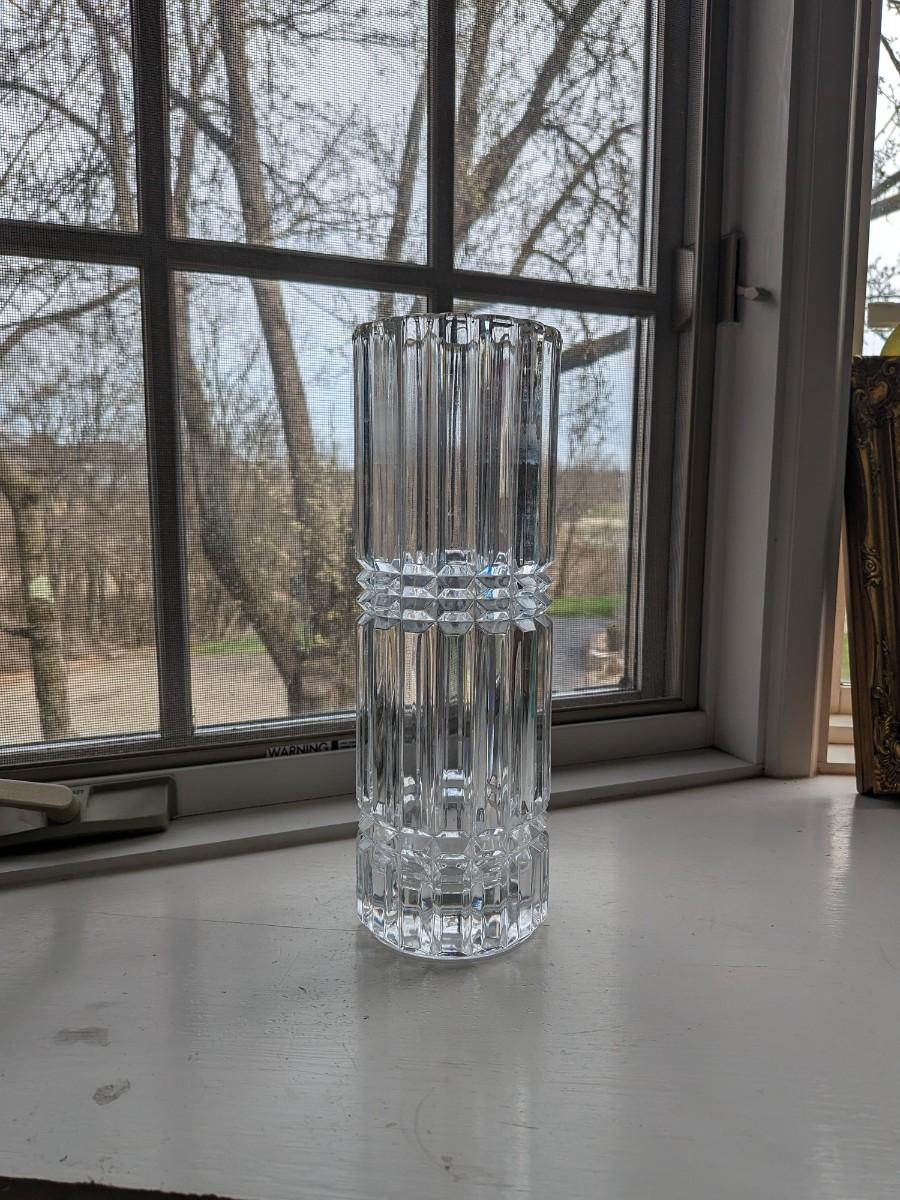 Montparnasse by CRISTAL D'ARQUES-DURAND Leaded Crystal Vase MCM Mid ...