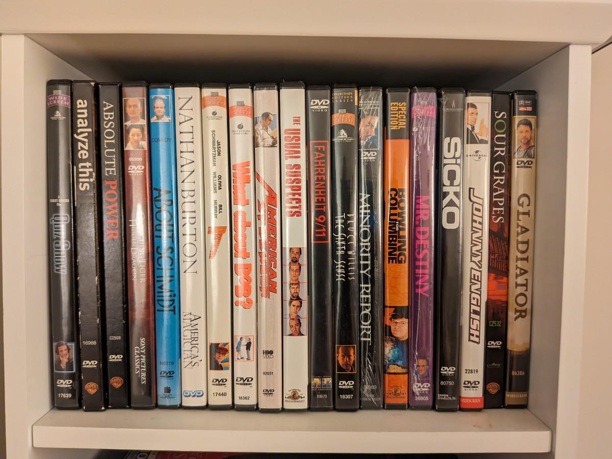 Row of Dvds | EstateSales.org