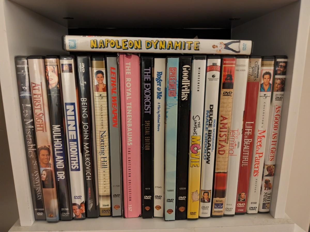 Row of Dvds | EstateSales.org