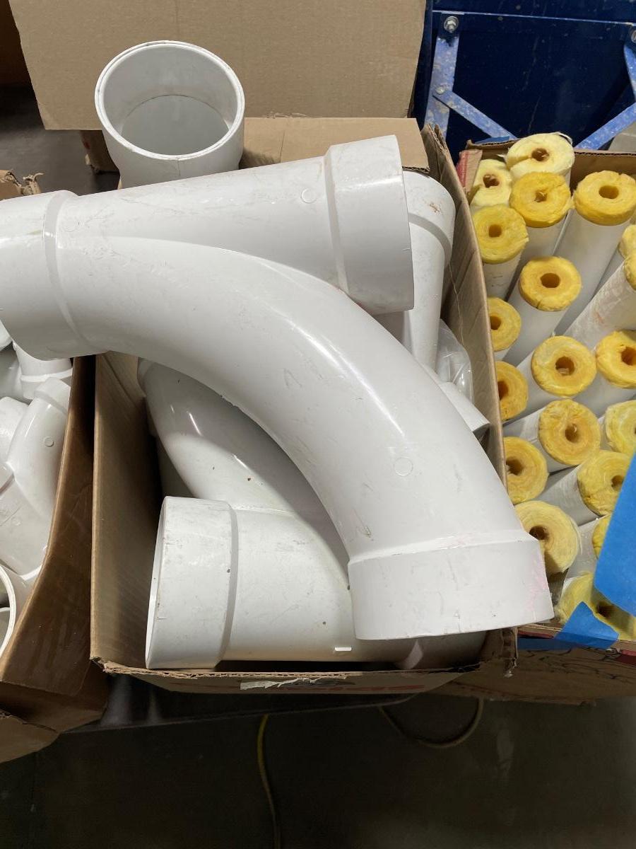 Box of Large 4" PVC Splits | EstateSales.org