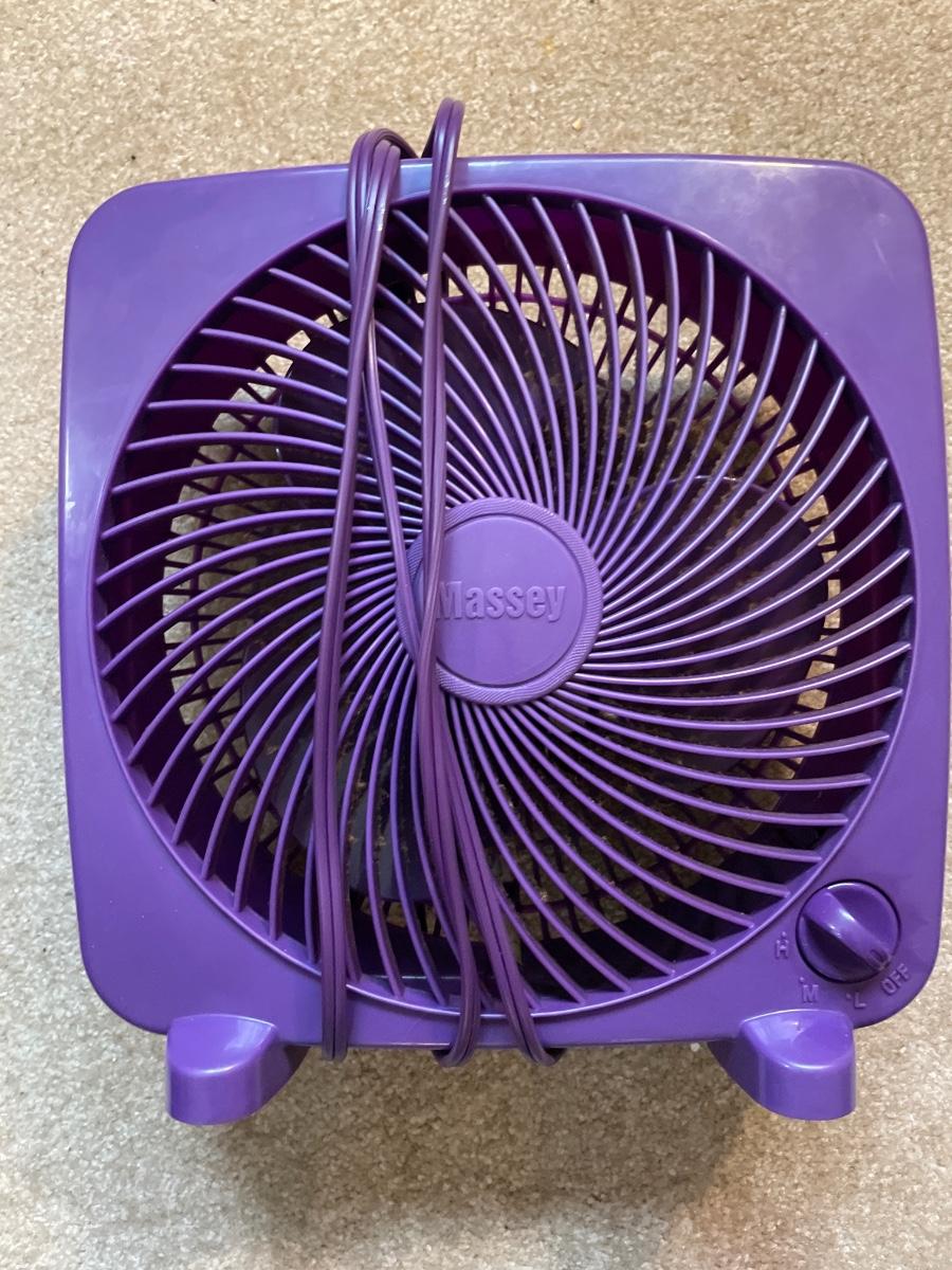 Small purple fan | EstateSales.org