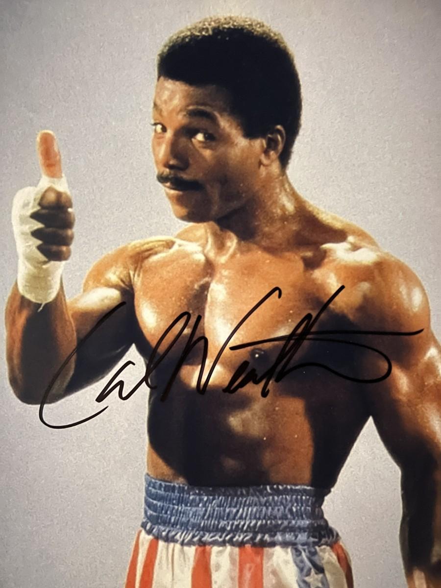 Rocky Carl Weathers signed photo | EstateSales.org
