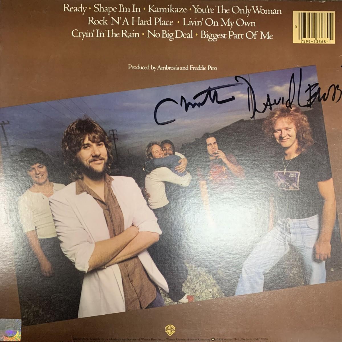 Ambrosia One Eighty signed album | EstateSales.org