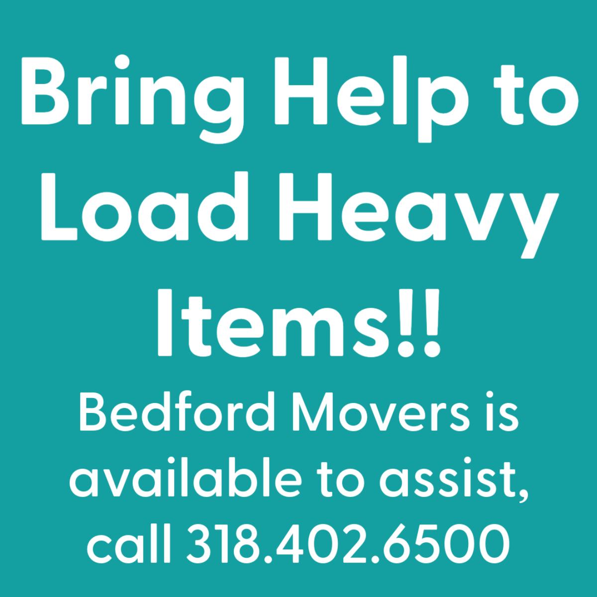 BRING HELP TO LOAD! | EstateSales.org